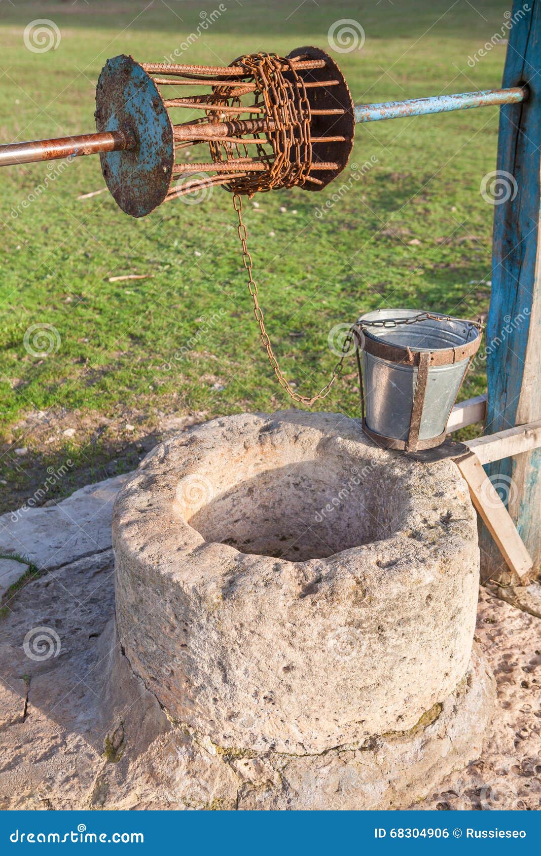Old rural water well stock photo. Image of rustic, fresh - 68304906