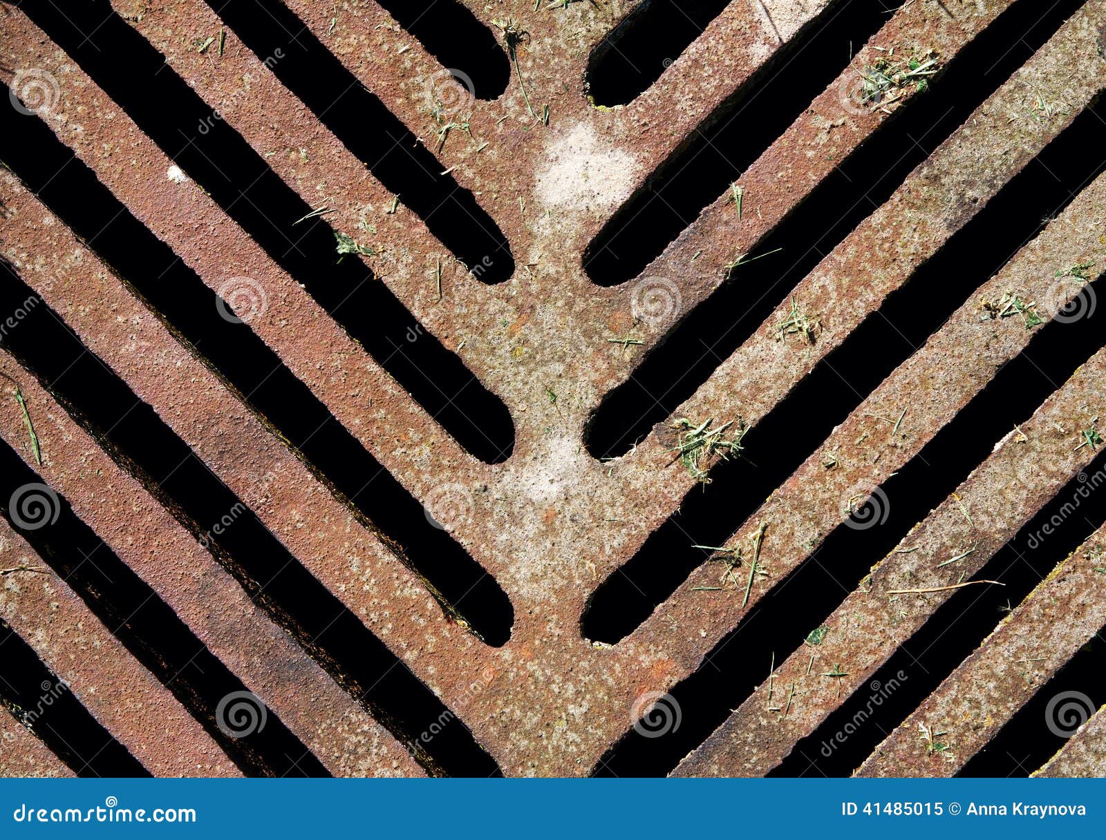 Old Rusrty Sewer Manhole Drain, Texture Stock Image - Image of heavy ...