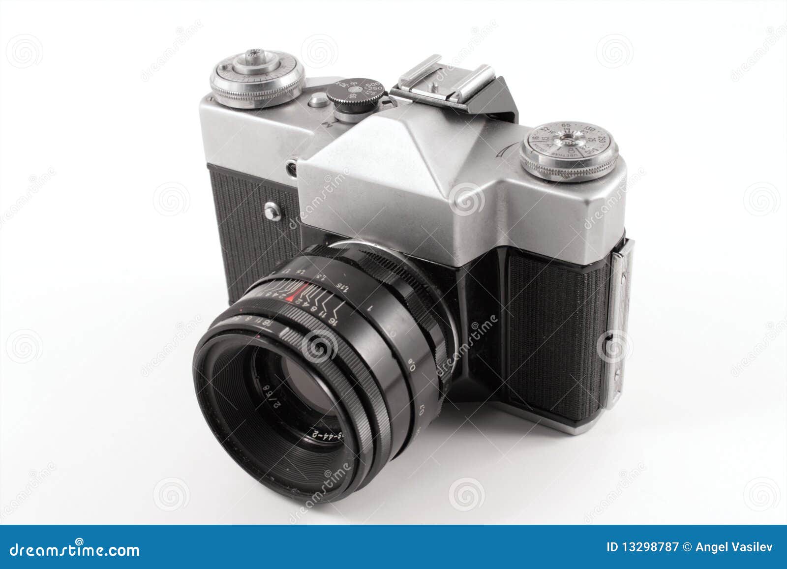 Old russian analog camera stock image. Image of film - 13298787