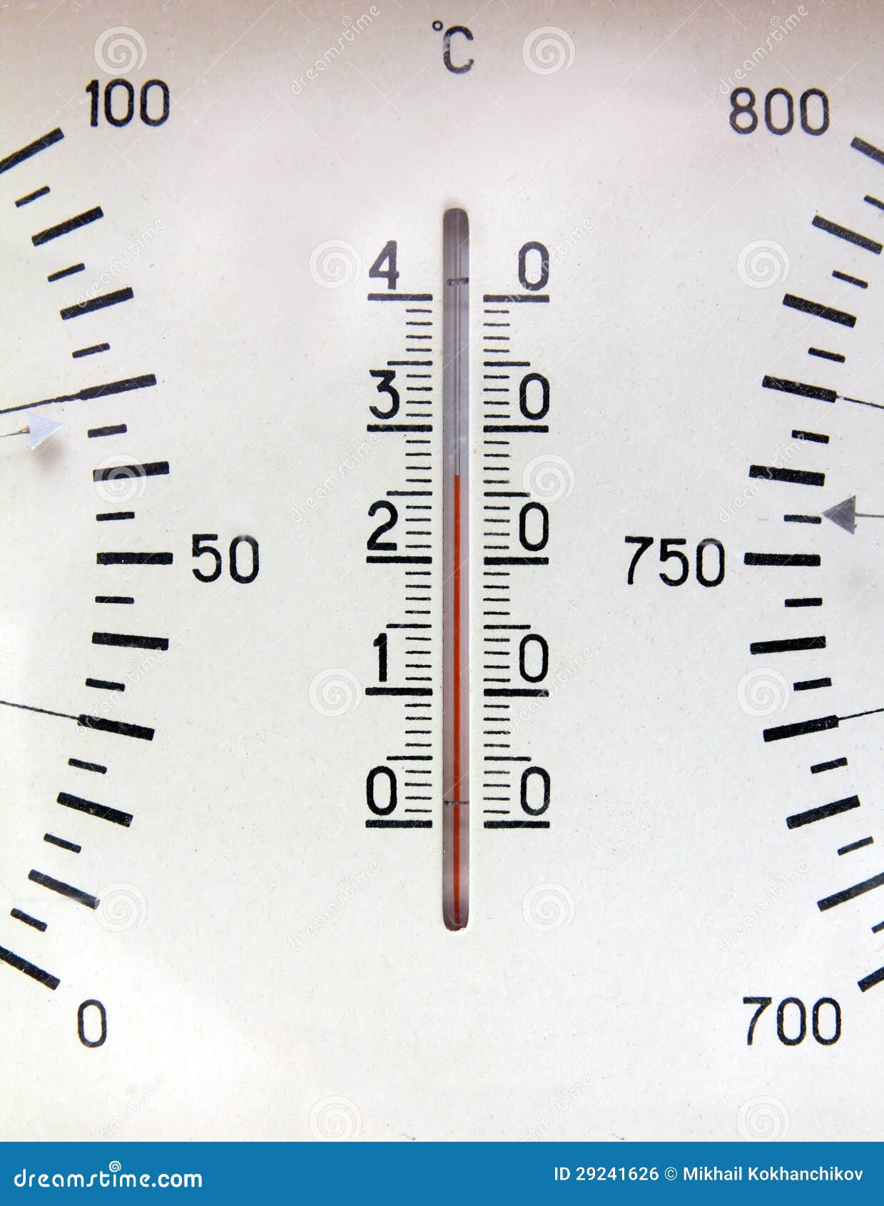 Old Russian Barometer Fragment Stock Photo - Image of equipment ...