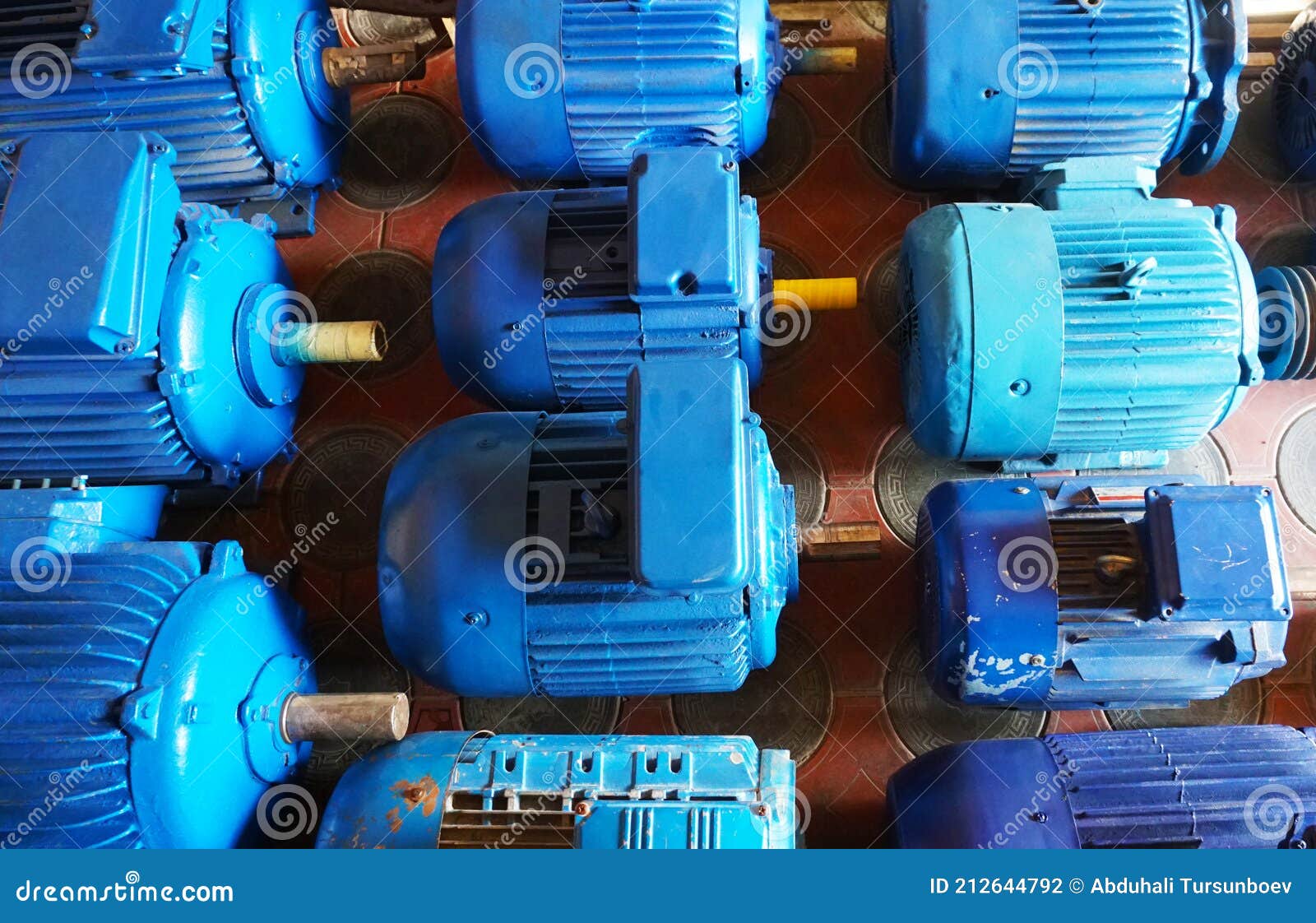 Old Russian Electric Motors Stock Photo - Image of component, gear ...