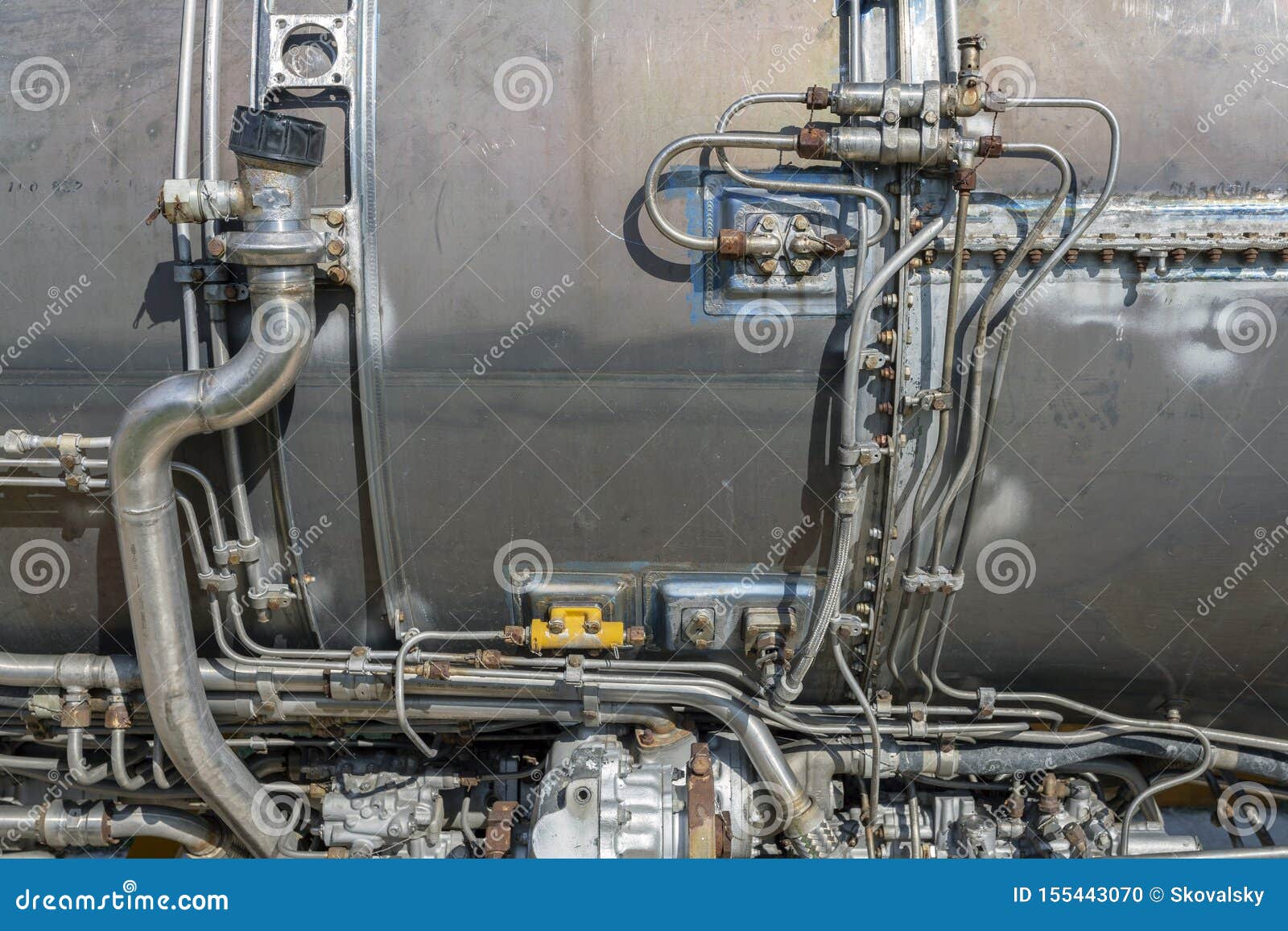Old russian jet engine stock photo. Image of industry - 155443070