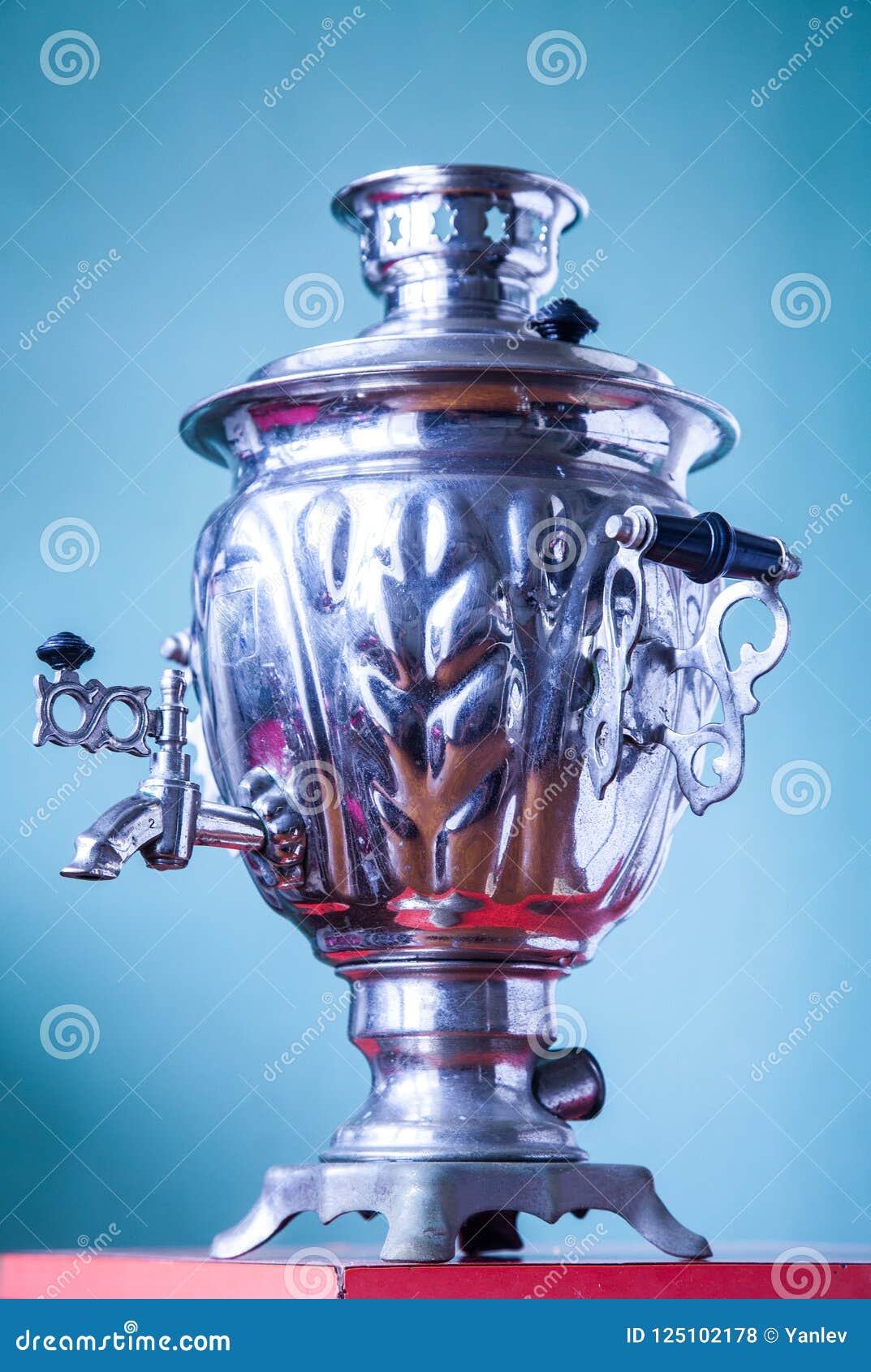 Old Russian samovar stock photo. Image of vintage, metal - 125102178