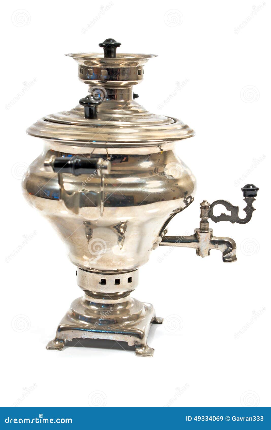 Old russian tea samovar stock image. Image of culture - 49334069