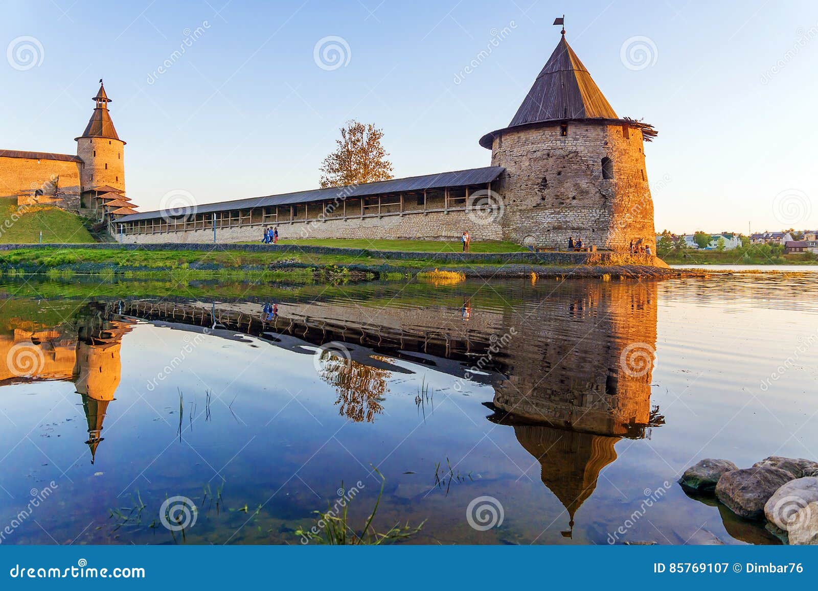 Old Russian Town Pskov Kremlin, Russia Editorial Photography - Image of ...