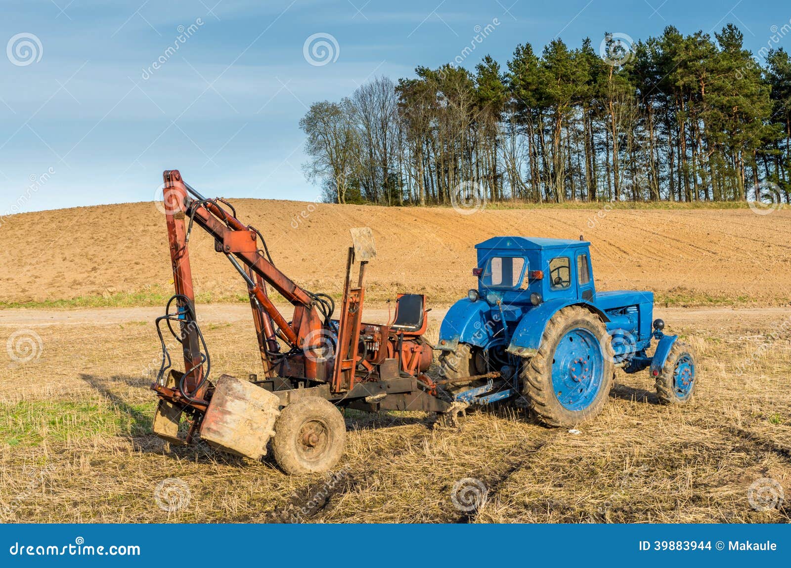 Tractor Loader With Big Scoop Stock Photo | CartoonDealer.com #114090828