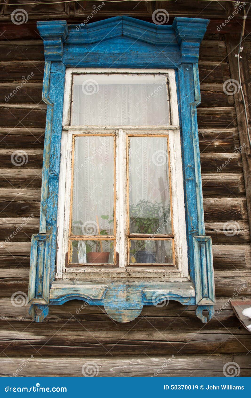 Old Russian Window Frame stock image. Image of painted - 50370019