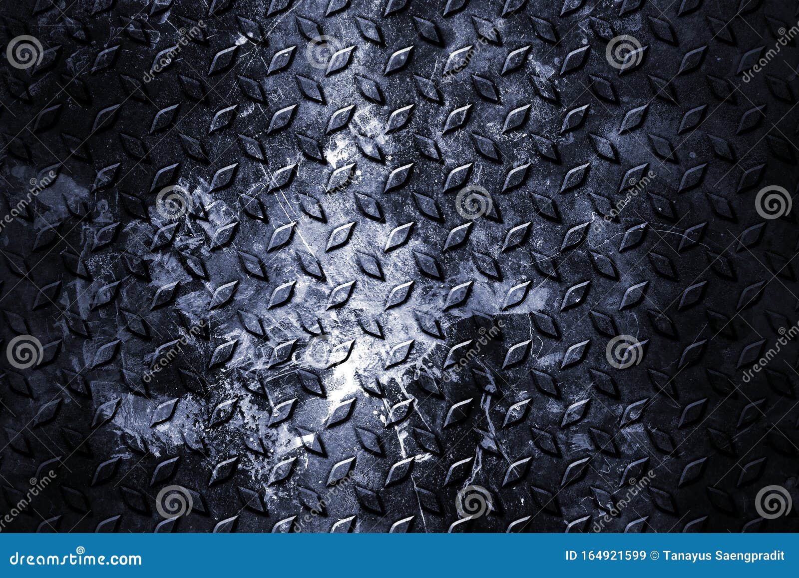 Old And Rust Diamond Plate. Metal Background And Texture Stock ...