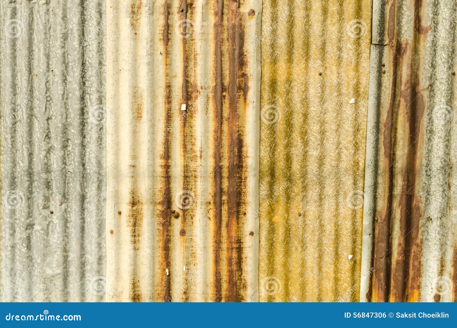 Rust On Galvanized Sheet Stock Photography | CartoonDealer.com #45790712