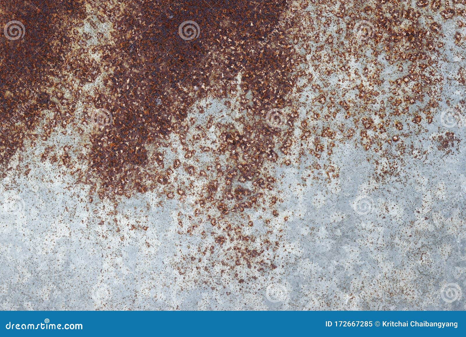 Rust On Galvanized Sheet Stock Photography | CartoonDealer.com #45790712