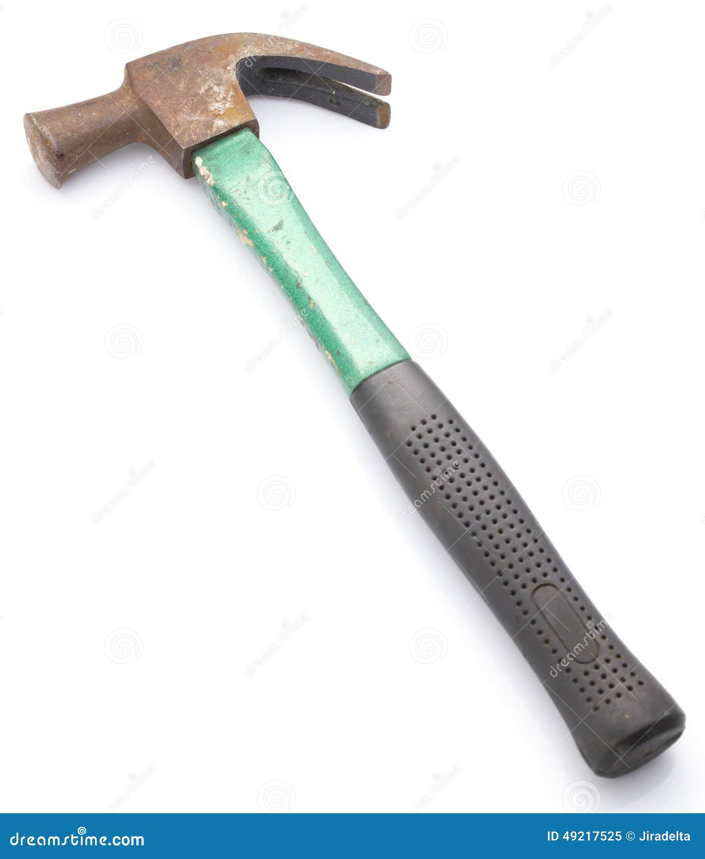 Old Rust Green Hammer stock image. Image of service, head - 49217525
