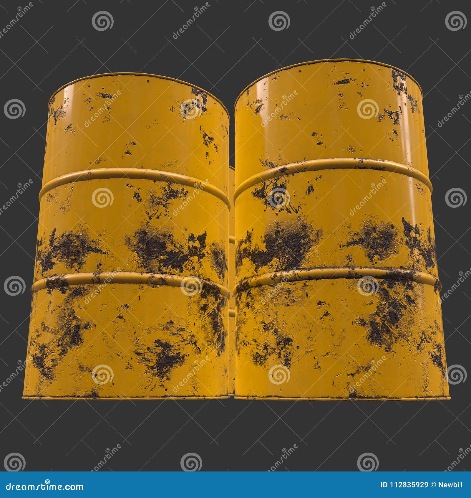 Old rust metal barrel stock illustration. Illustration of danger ...