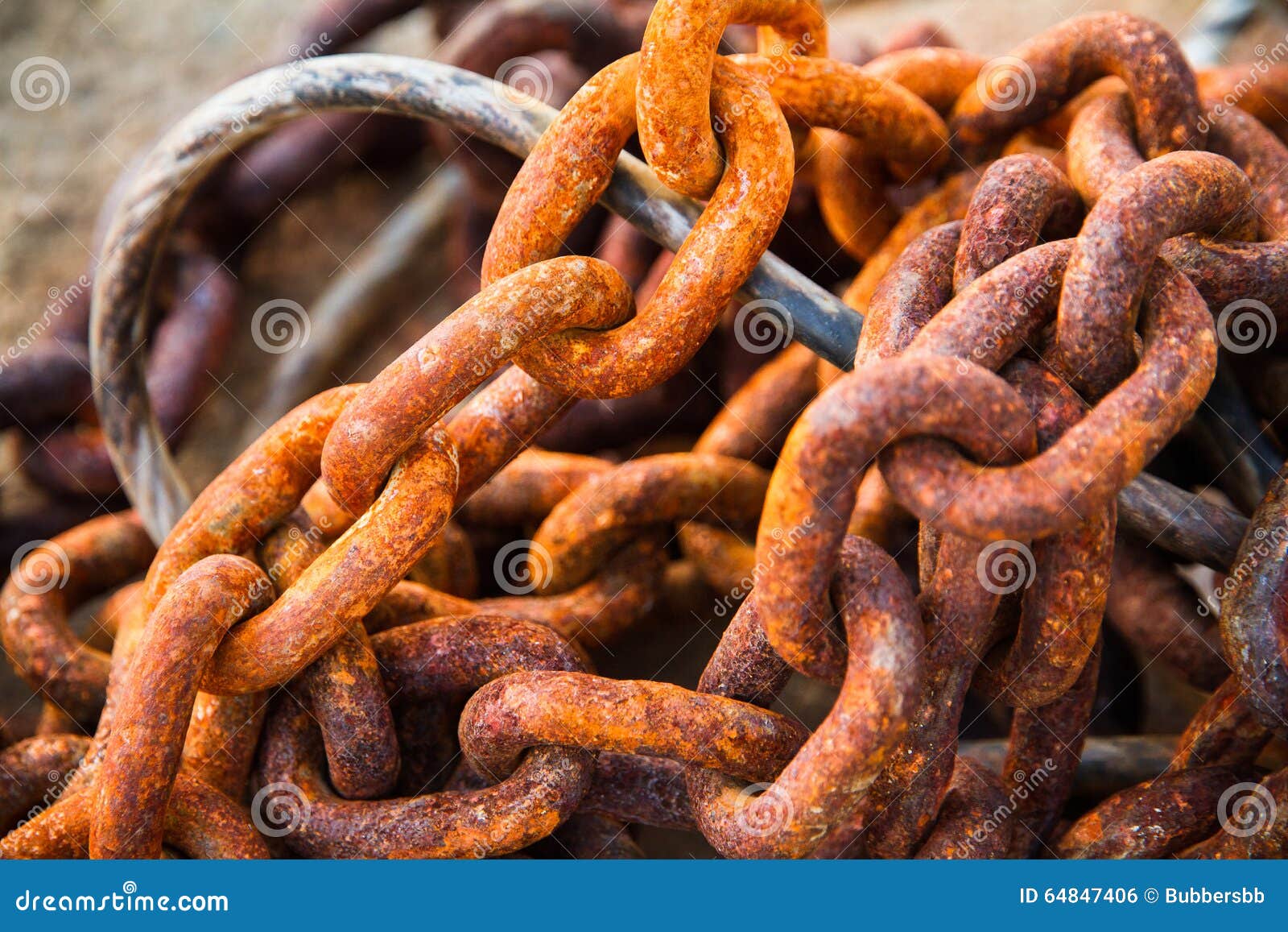 Old Rust Metal Chain Heap Texture Industrial. Stock Photo - Image of ...