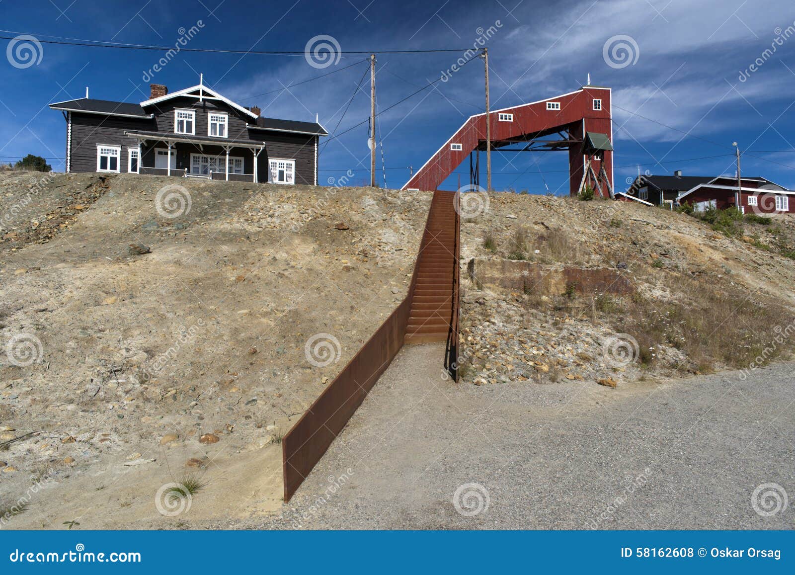 Old Rust Stairs at Copper Mine, Foldall Stock Photo - Image of mineral ...