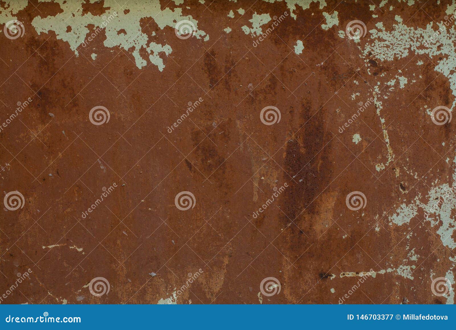 Old Rust Textures Wall with Paint. Perfect Background with Space Stock ...