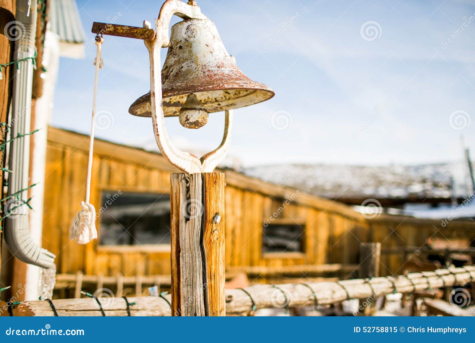 Rusted bell stock image. Image of winter, ringing, decoration - 52758815