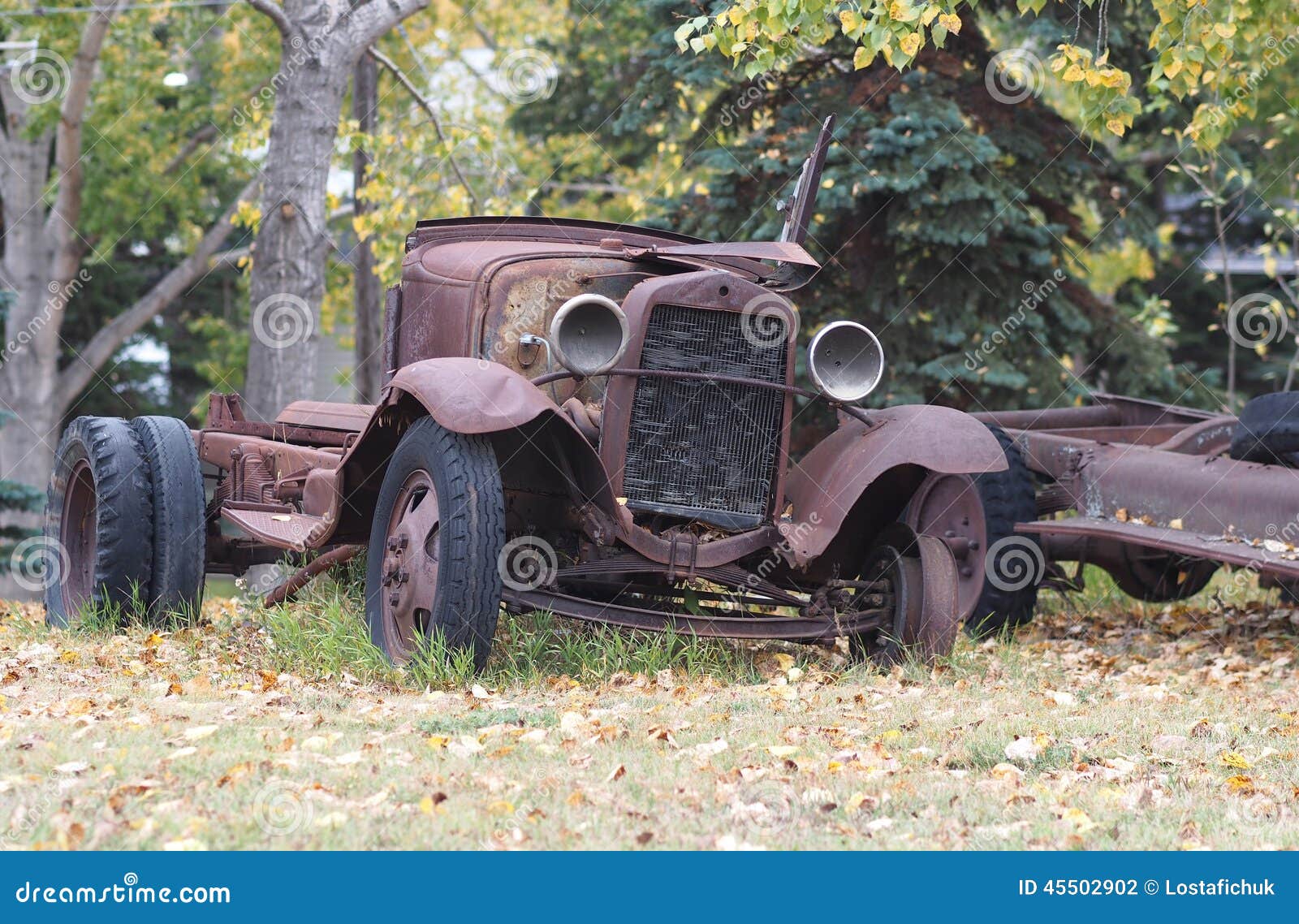 Old Rusted Car Bodies stock photo. Image of decrepit - 45502902