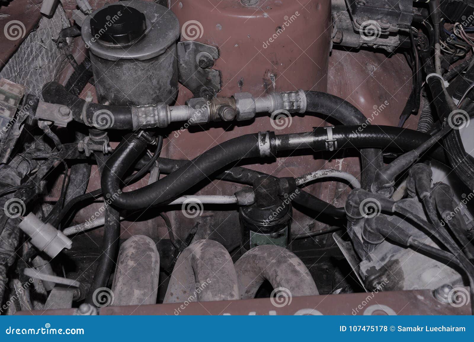 Old Rusted Car Engine Detail,Old Rust Engine Stock Photo - Image of ...
