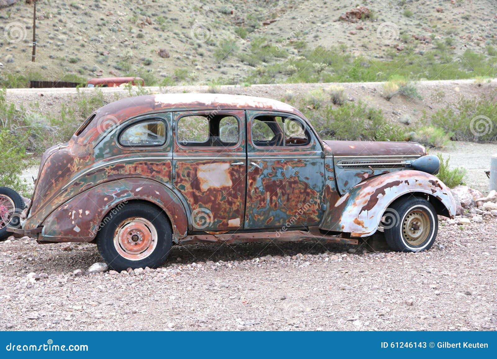 Old rusted car stock image. Image of rustic, useless - 61246143