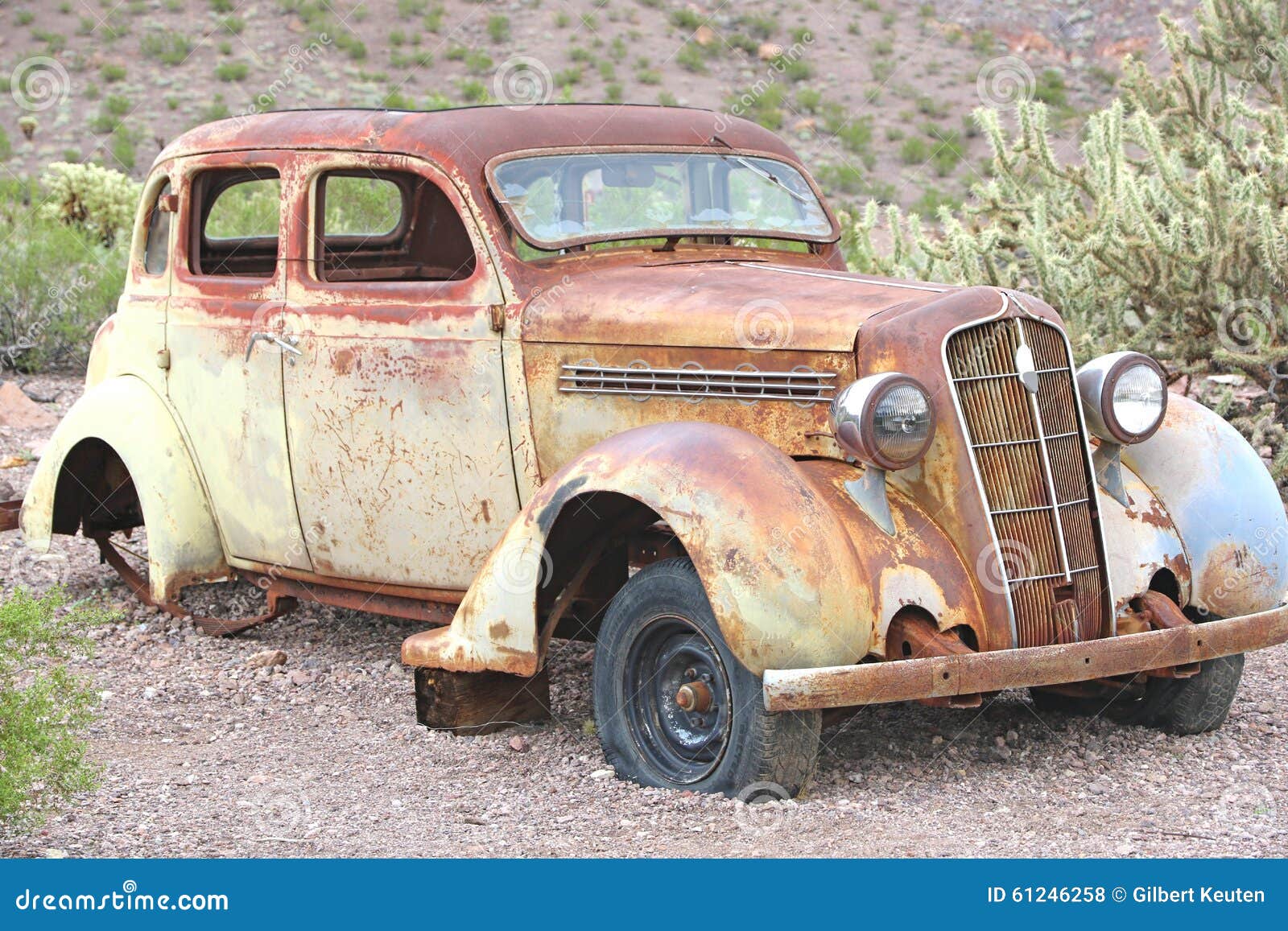 Old rusted car stock photo. Image of useless, transportation - 61246258