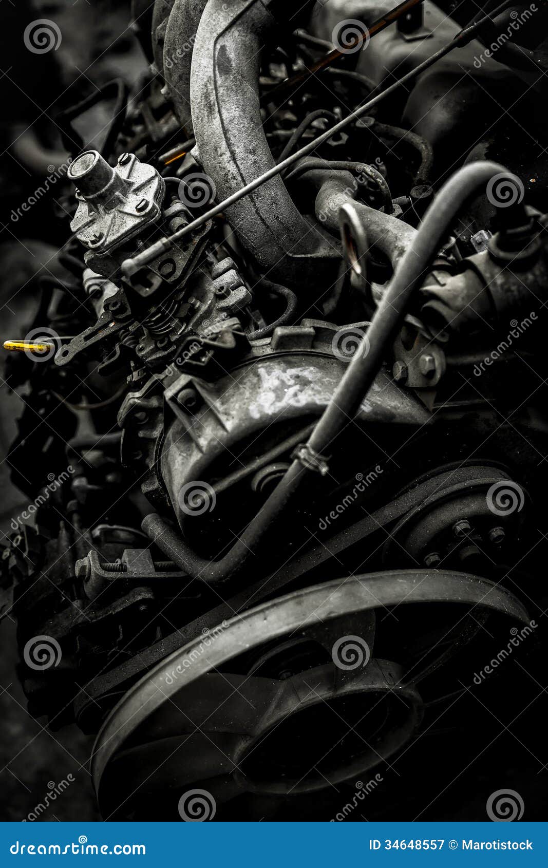 Old rusted engine stock image. Image of business, industry - 34648557