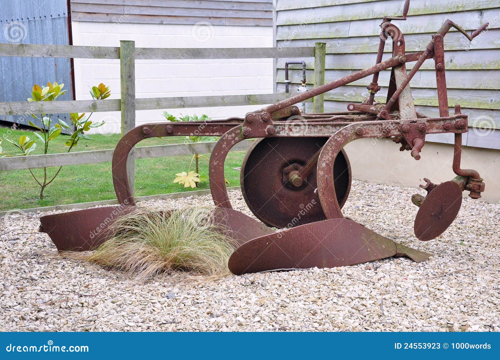 Old Rusted Farm Plough Royalty-Free Stock Photo | CartoonDealer.com ...