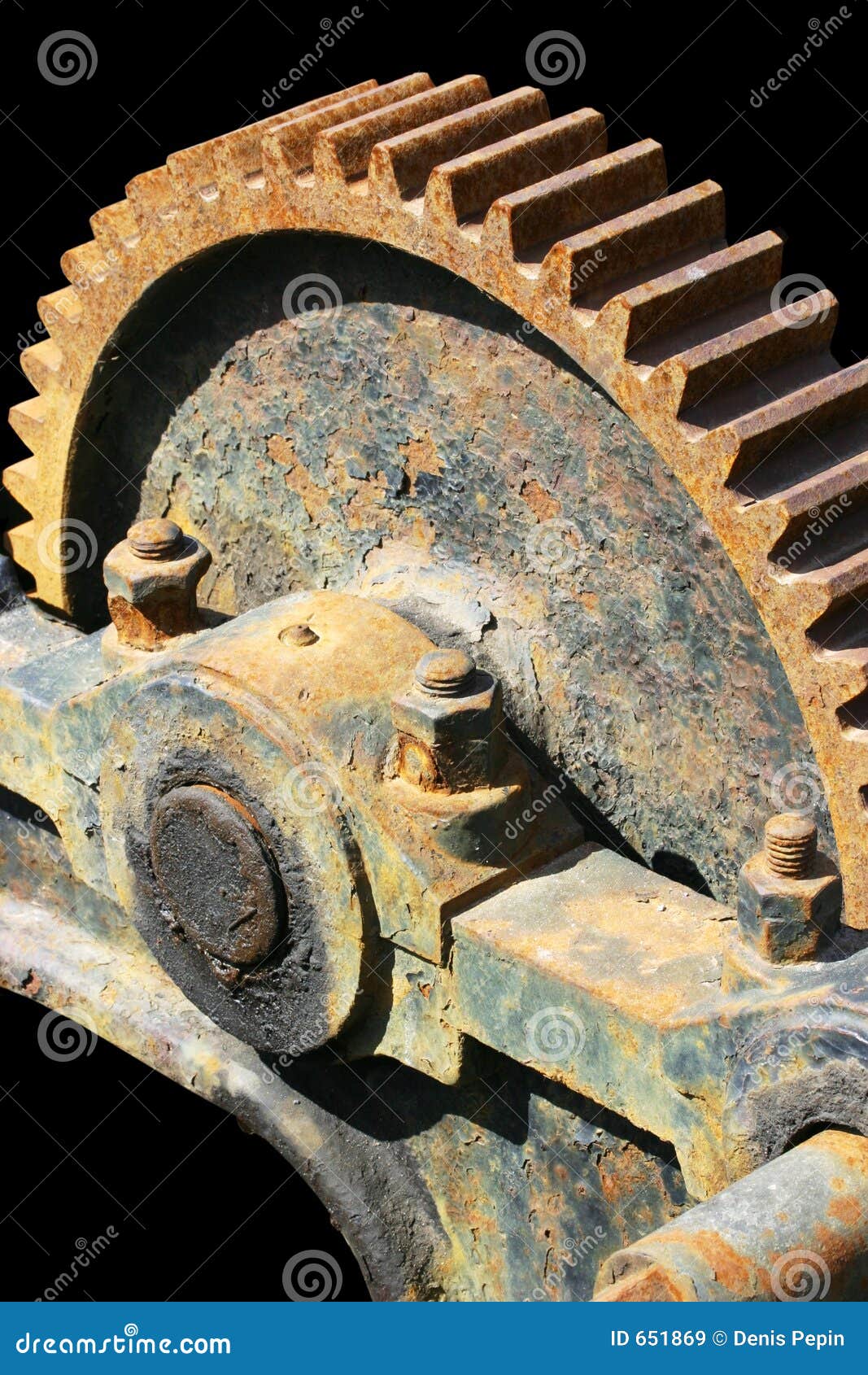 Old Rusted Gear stock image. Image of mechanized, eroded - 651869