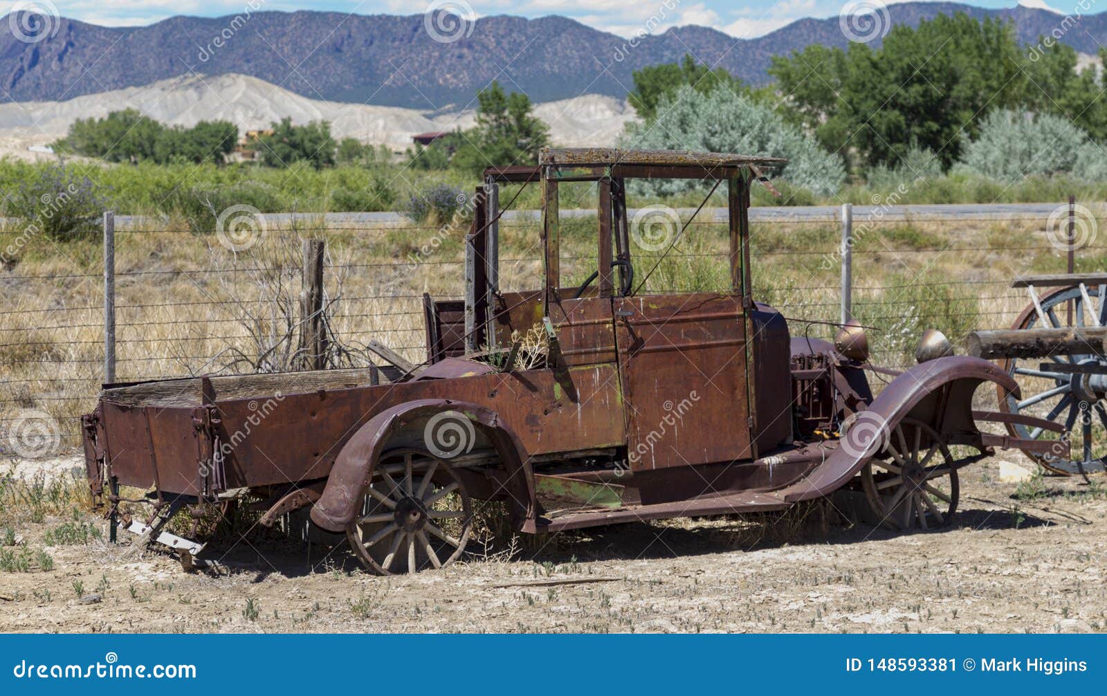 Old rusted jalopy stock image. Image of vehicle, history - 148593381