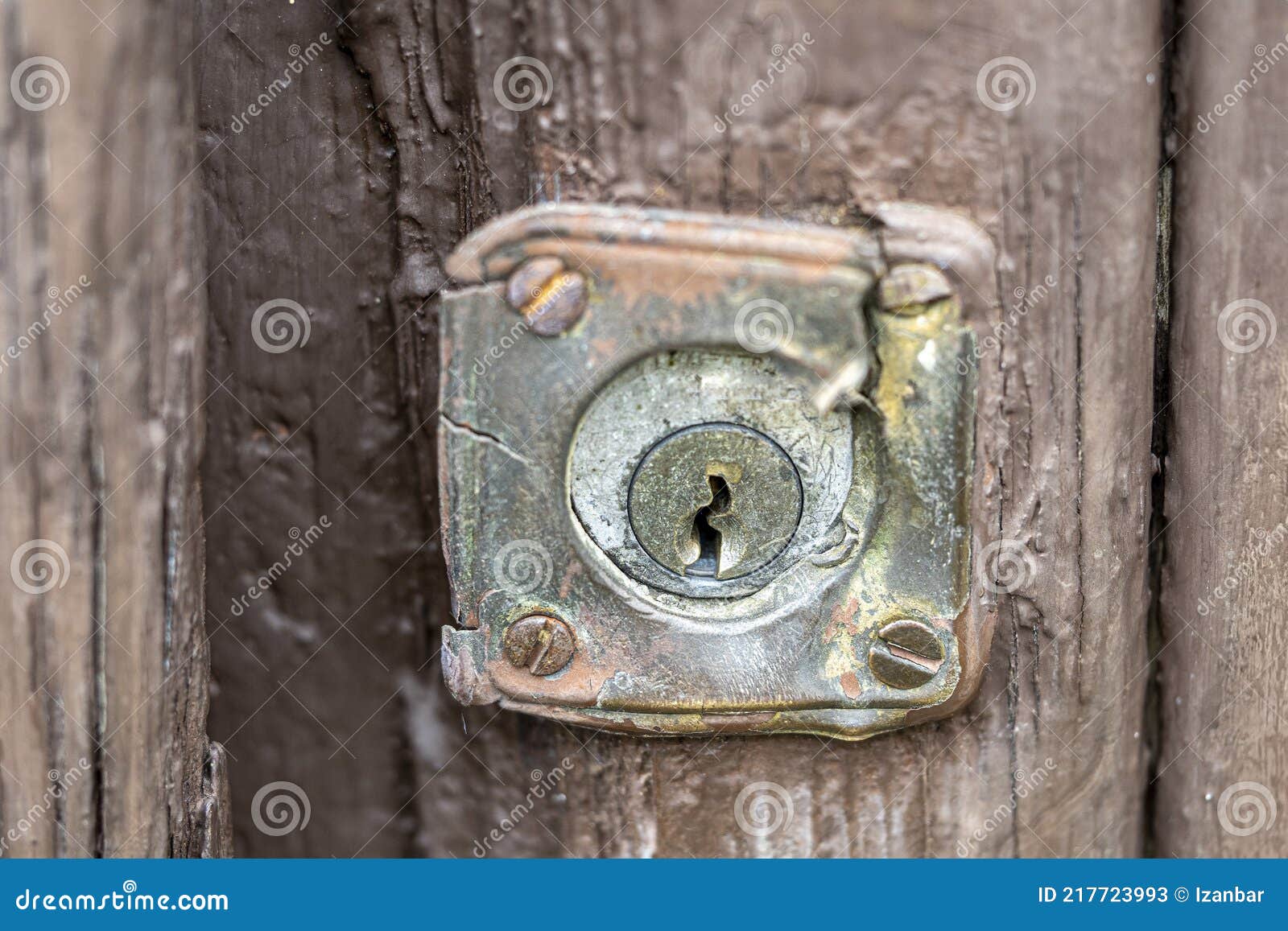 Old rusted key hole stock image. Image of hole, retro - 217723993