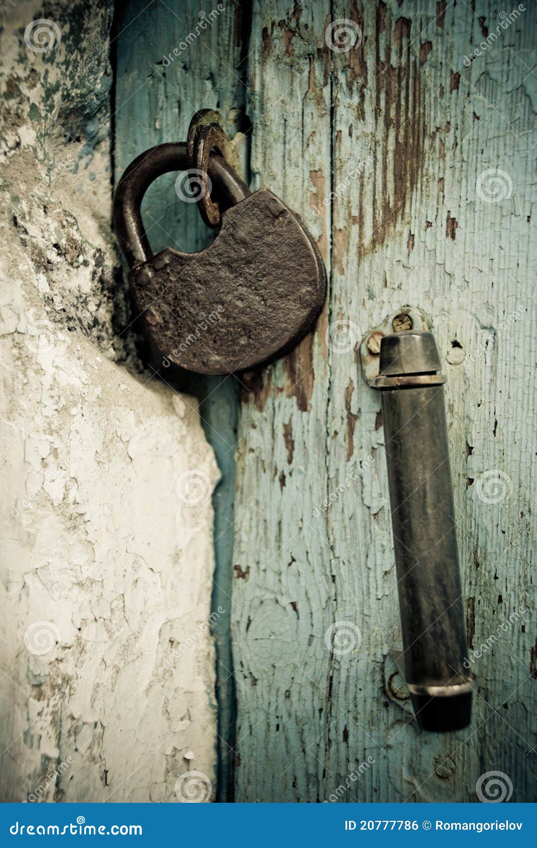 Old rusted lock stock photo. Image of rusty, dirty, rust - 20777786
