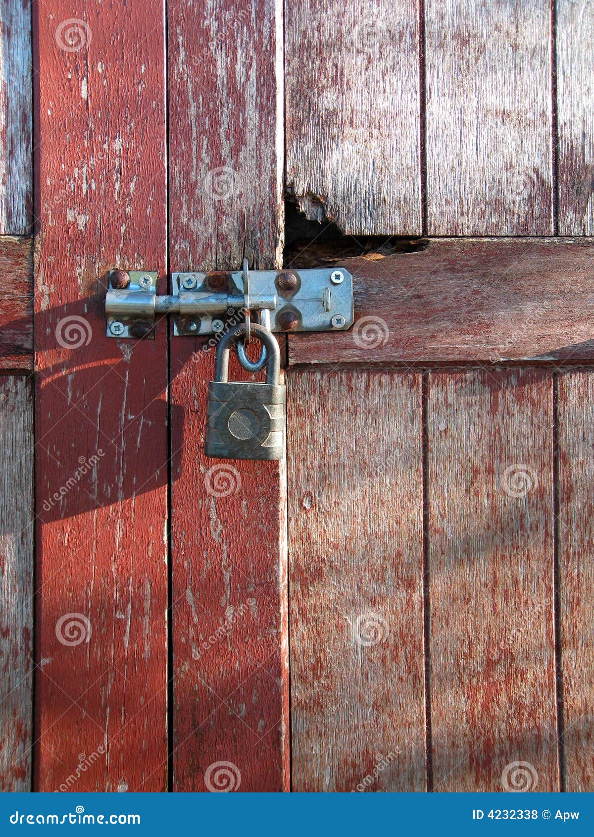 Old rusted lock stock photo. Image of knotted, lock, rusted - 4232338
