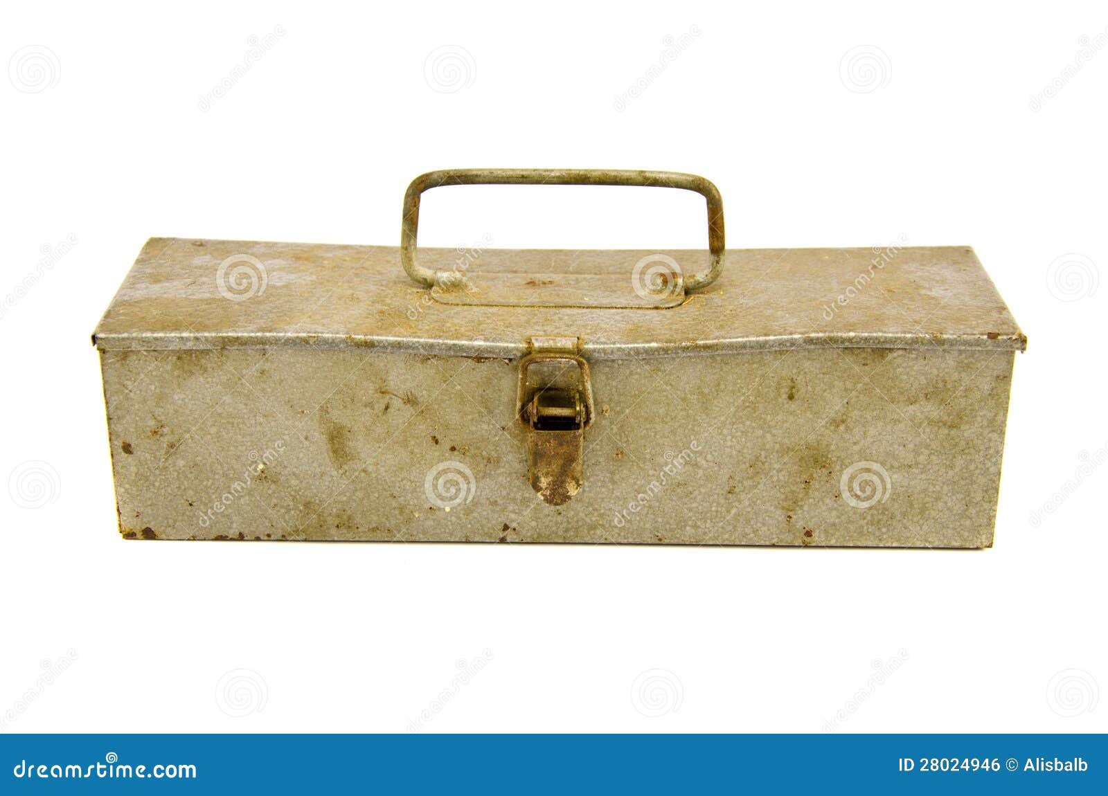 Old and Rusted Metal Box for Carpenter Tools Stock Photo - Image of ...