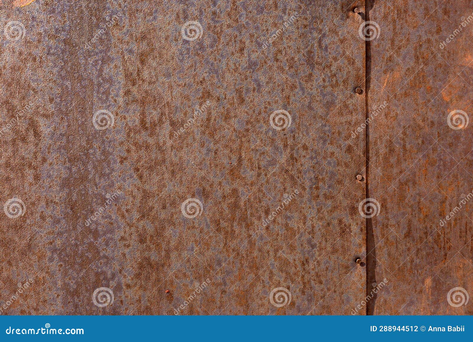Old Rusted Metal Painted Seam Texture Stock Photo - Image of oxidized ...
