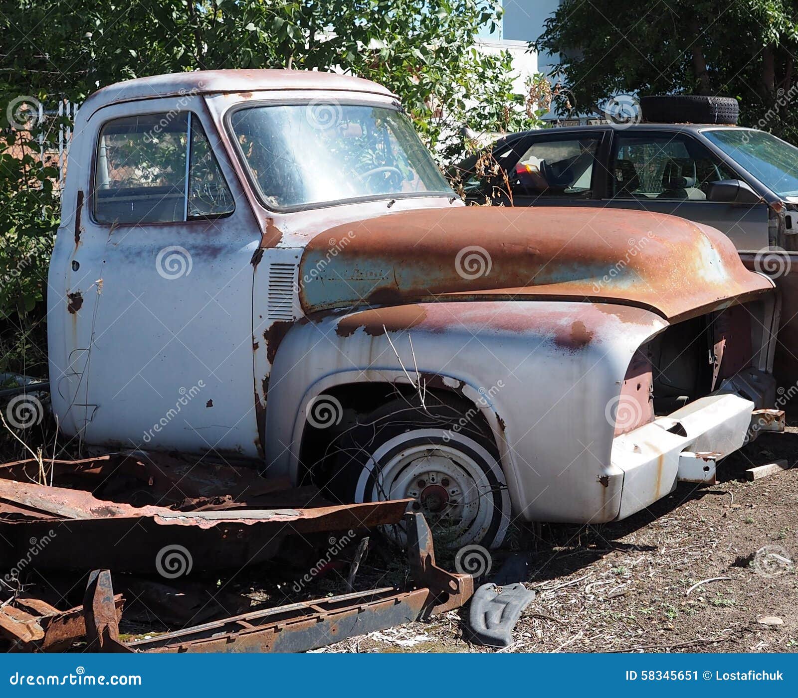 Old Rusted Out Truck stock image. Image of junk, truck - 58345651