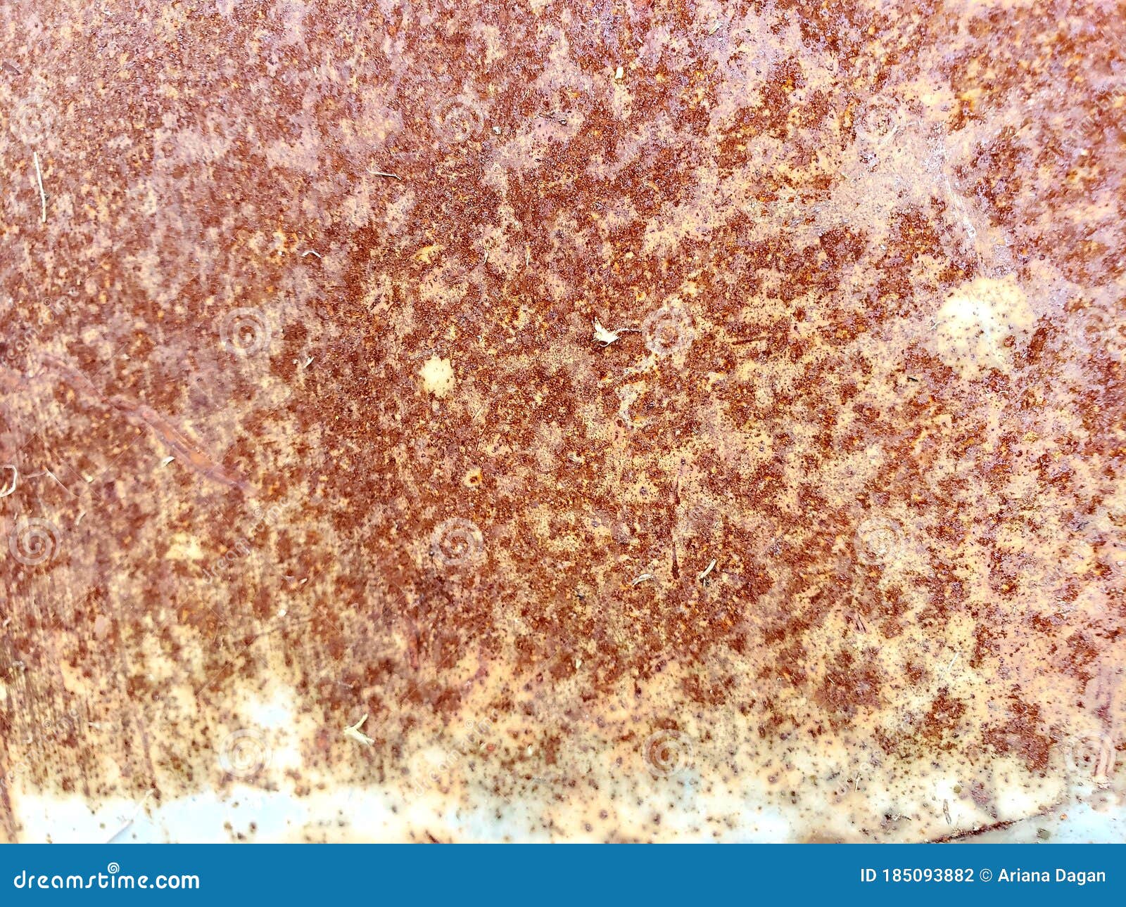 Old Rusted Red Wall Panel stock photo. Image of floor - 185093882