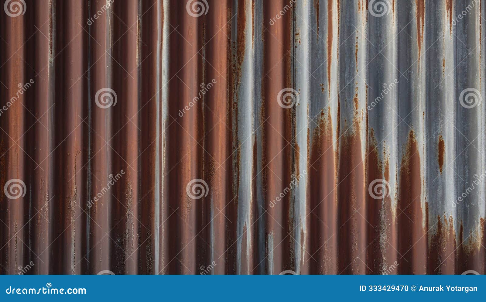 Old Rusted Textured Corrugated Sheet Background, Old Zinc Wall Texture Background. Rusted ...