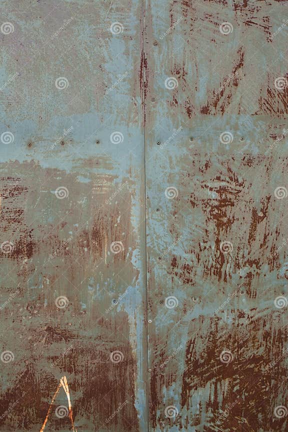 Old Rusted Tin Background and Texture Stock Photo - Image of grime ...