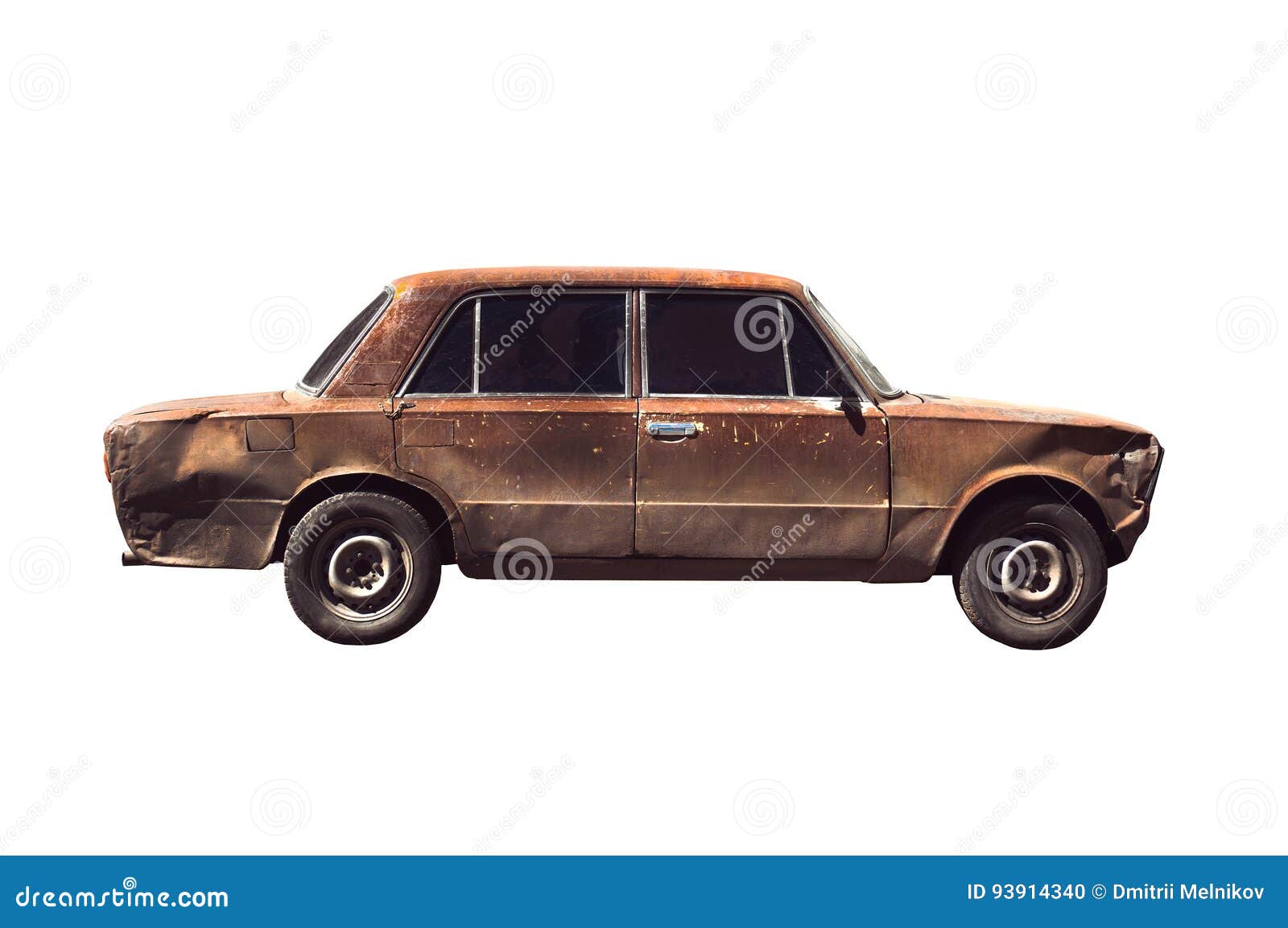 Abandoned Vintage Lada Car Stock Photos - Free & Royalty-Free Stock ...