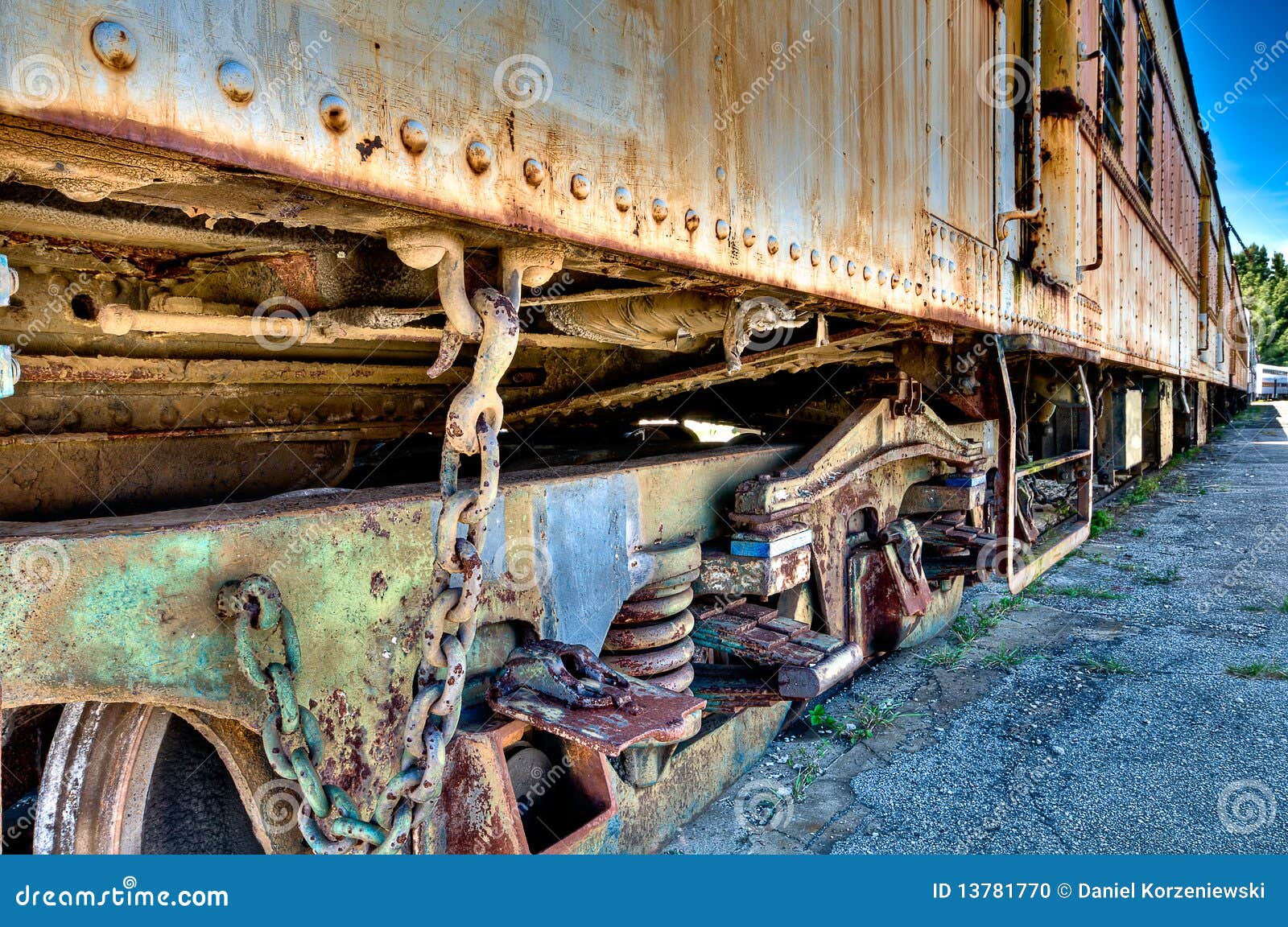 Old rusted train stock photo. Image of metal, metallic - 13781770