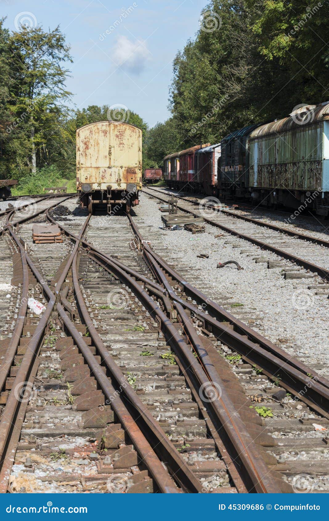 Old Rusted Train at Trainstation Hombourg Stock Photo - Image of metal ...