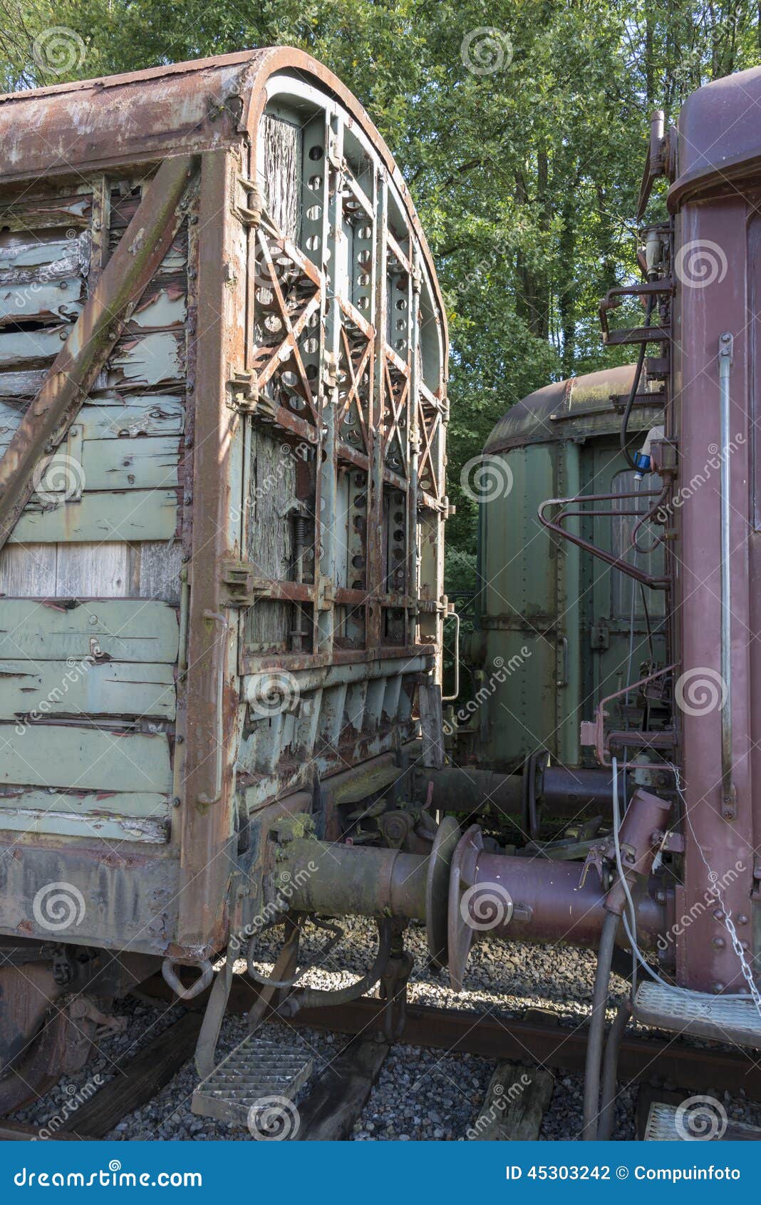 Old Rusted Train at Trainstation Hombourg Stock Photo - Image of rail ...