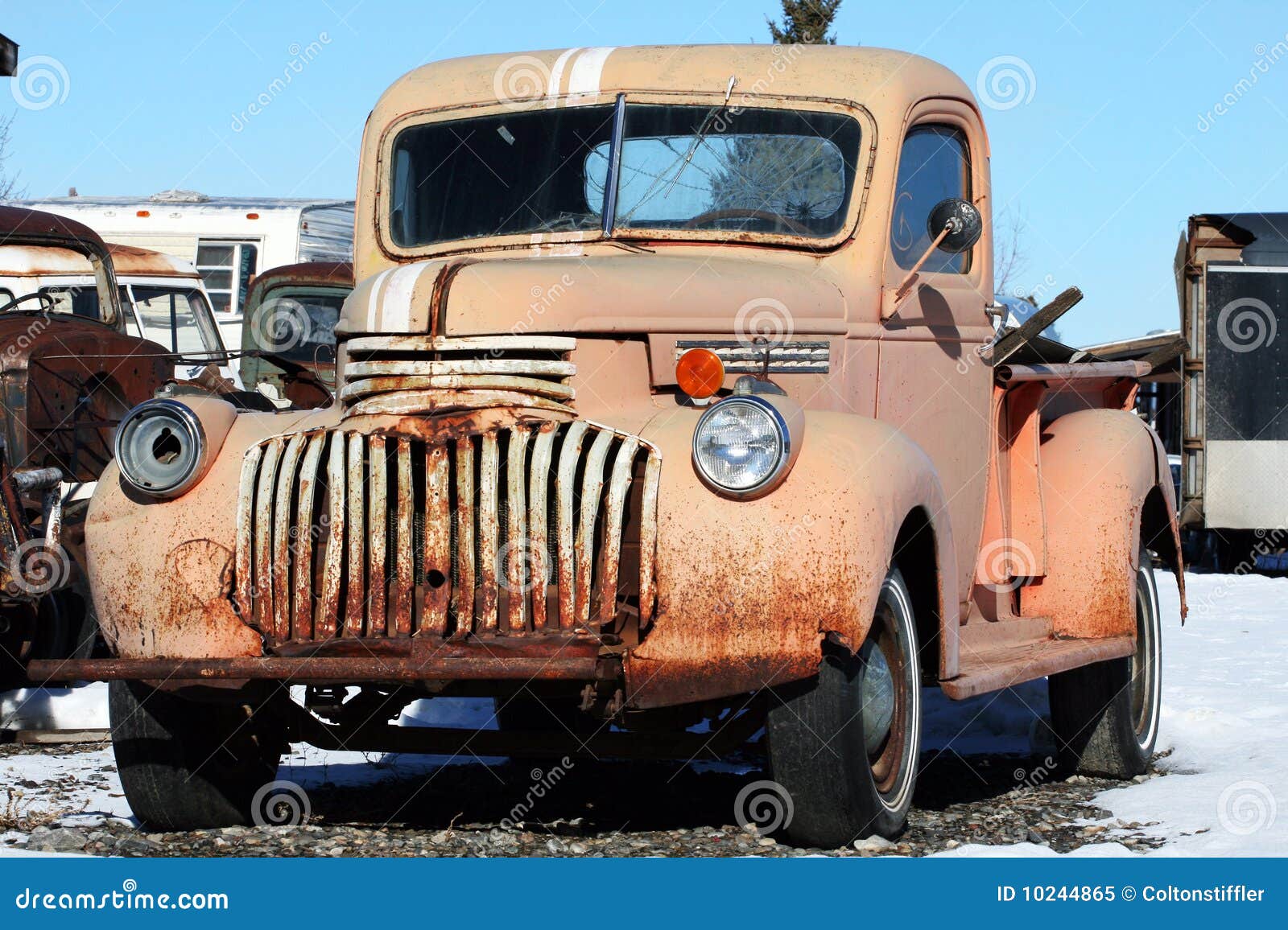 Old, Rusted Truck stock image. Image of useless, inoperable - 10244865