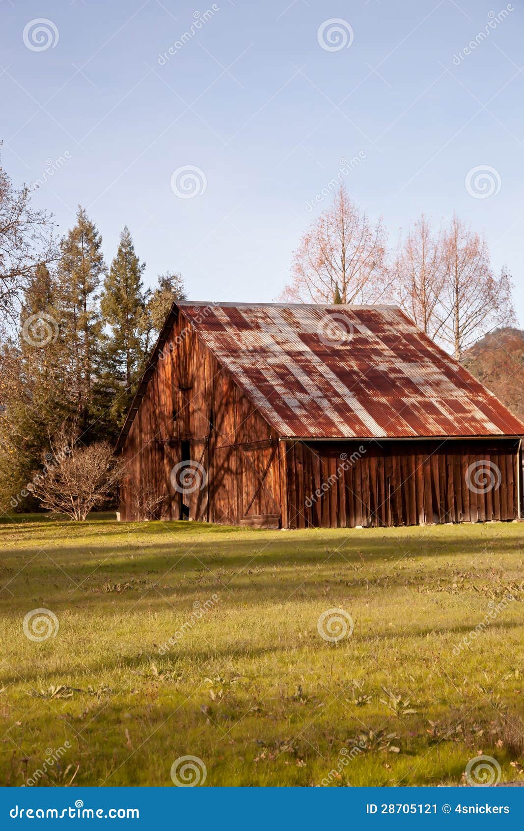 The old rustic barn stock image. Image of napa, farming - 28705121