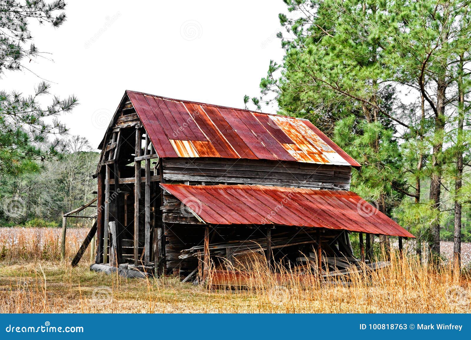 Old Rustic Barn stock image. Image of homestead, history - 100818763