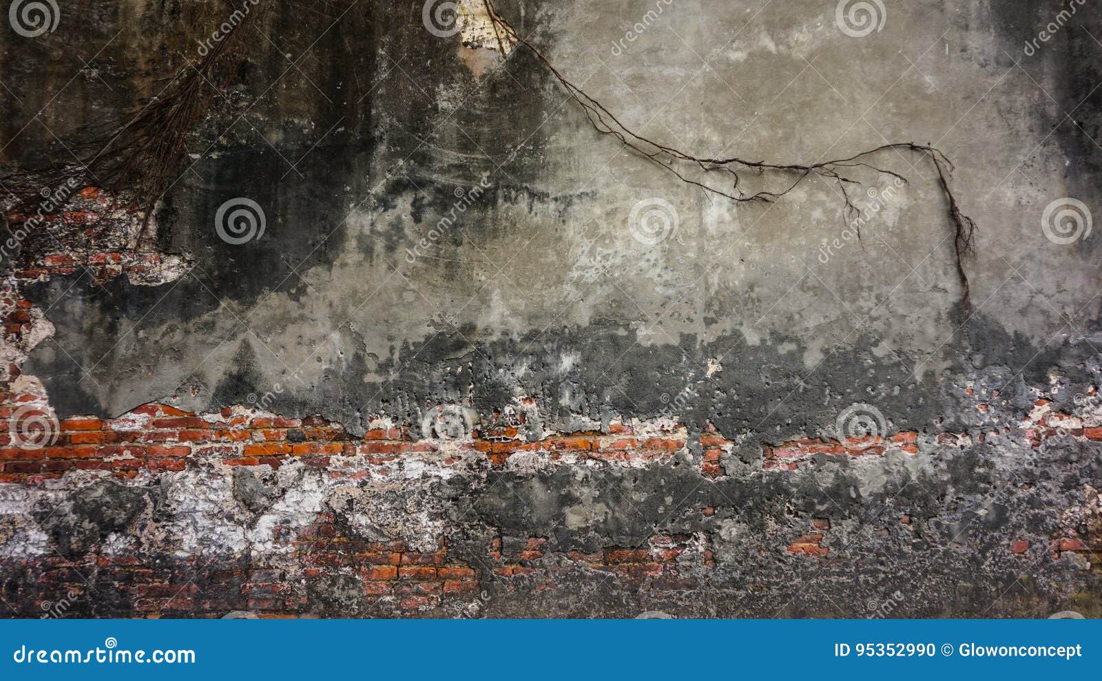 Old Rustic Brick and Cracked Plaster Texture Background Stock Photo ...