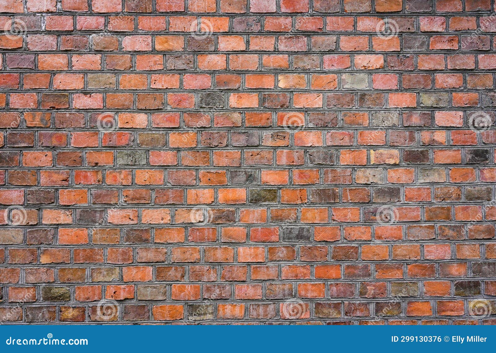 Old Rustic Brick Wall Made of Red Bricks. Stock Photo - Image of wall ...