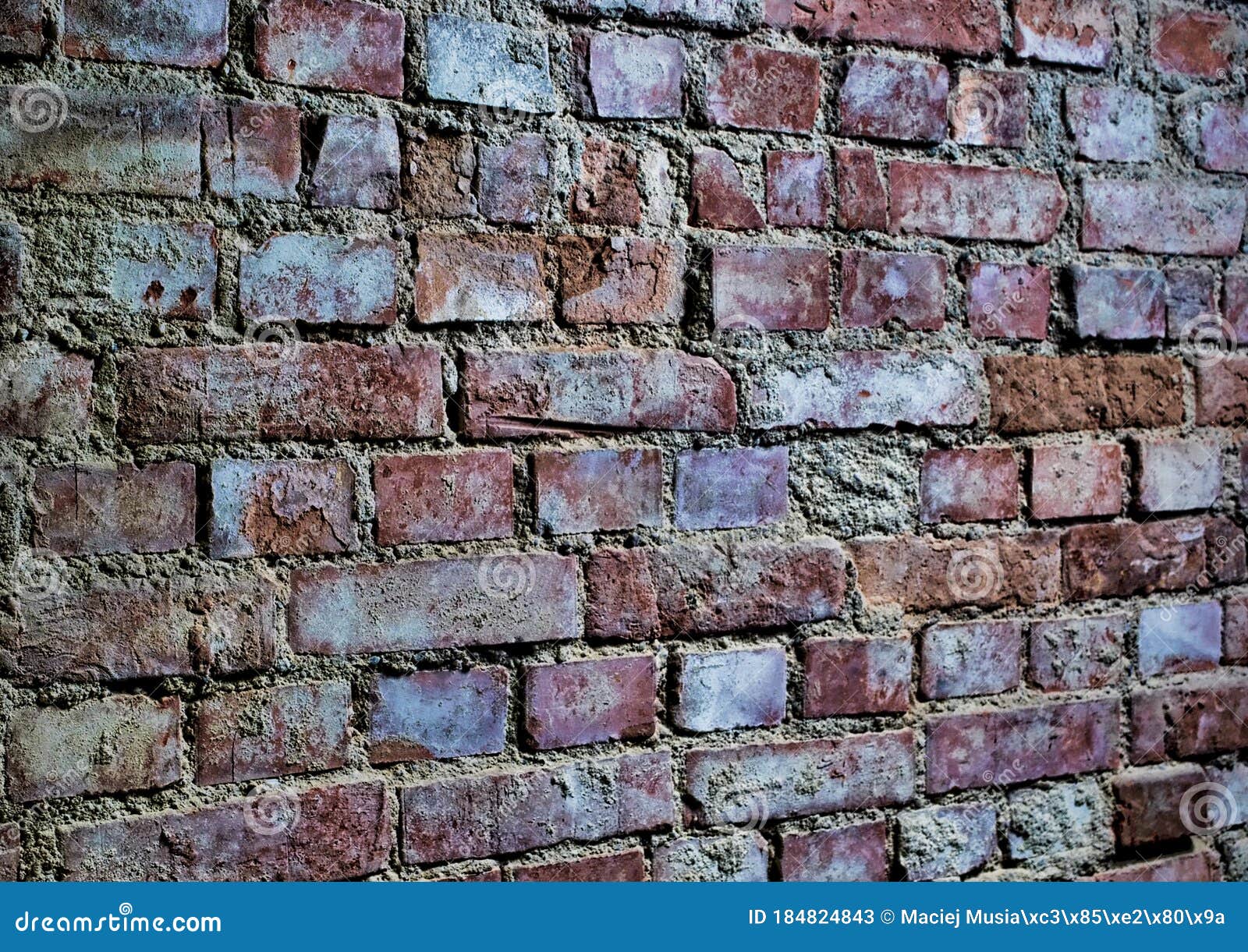 An old rustic brick wall stock image. Image of wall - 184824843