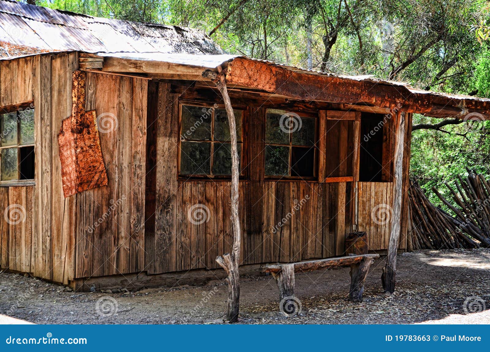 Old Rustic Cabin stock image. Image of frontier, mountains - 19783663