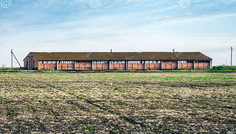 Old rustic farm stock photo. Image of midwest, land, buildings - 51288494