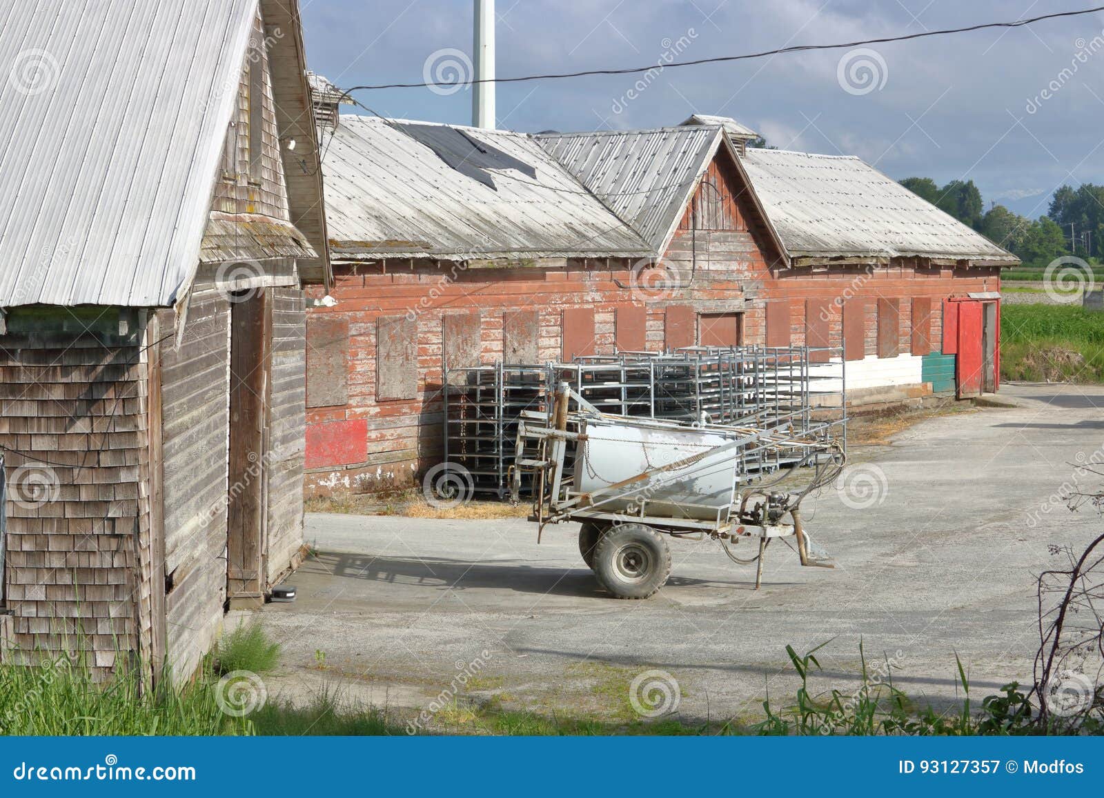 Old and Rustic Farm Buildings Stock Image - Image of heritage, rural ...